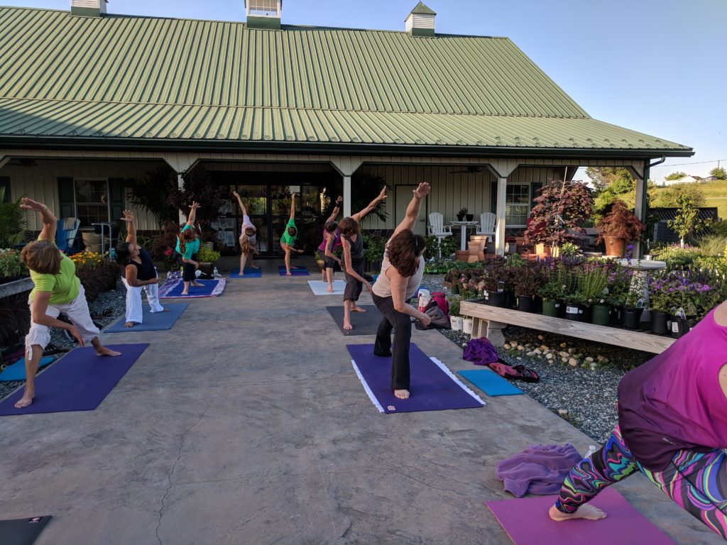 Photos: Outdoor Yoga at Greenstreet Gardens
